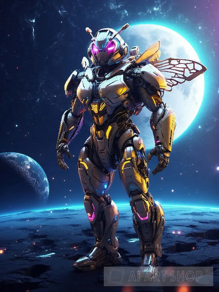 Bee in cyborg body #4