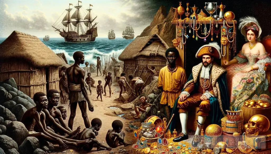 Between shadow and gold: the echo of imperialism