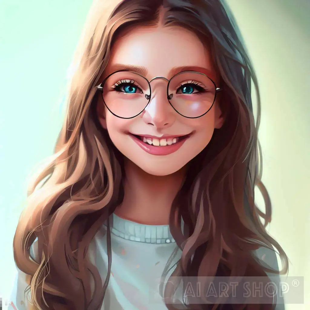 Beutiful girl with happy smile