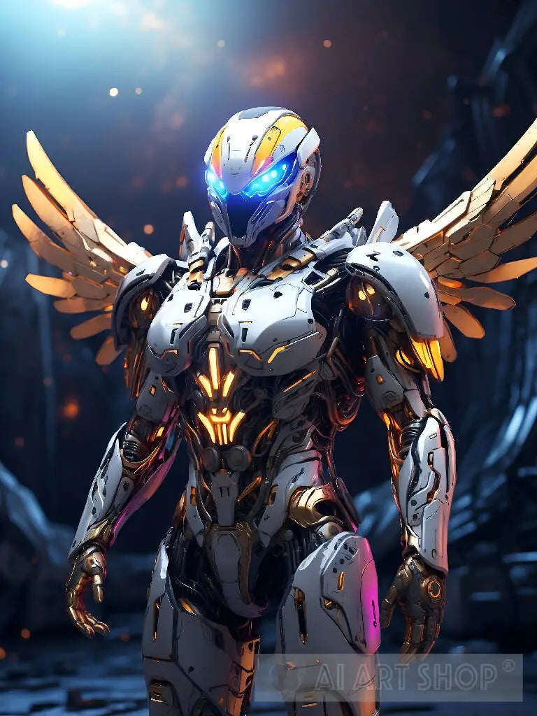 Bird in cyborg body #1