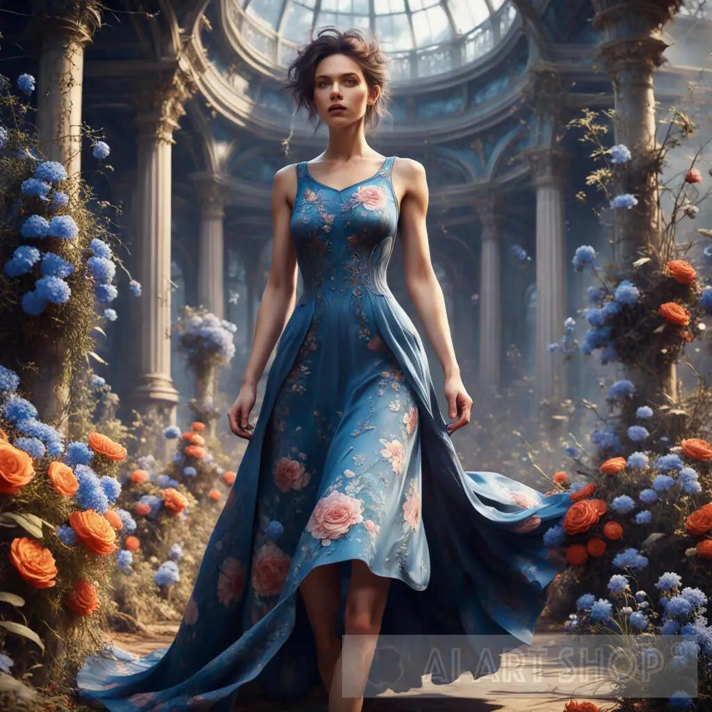 BLUE FLORAL
