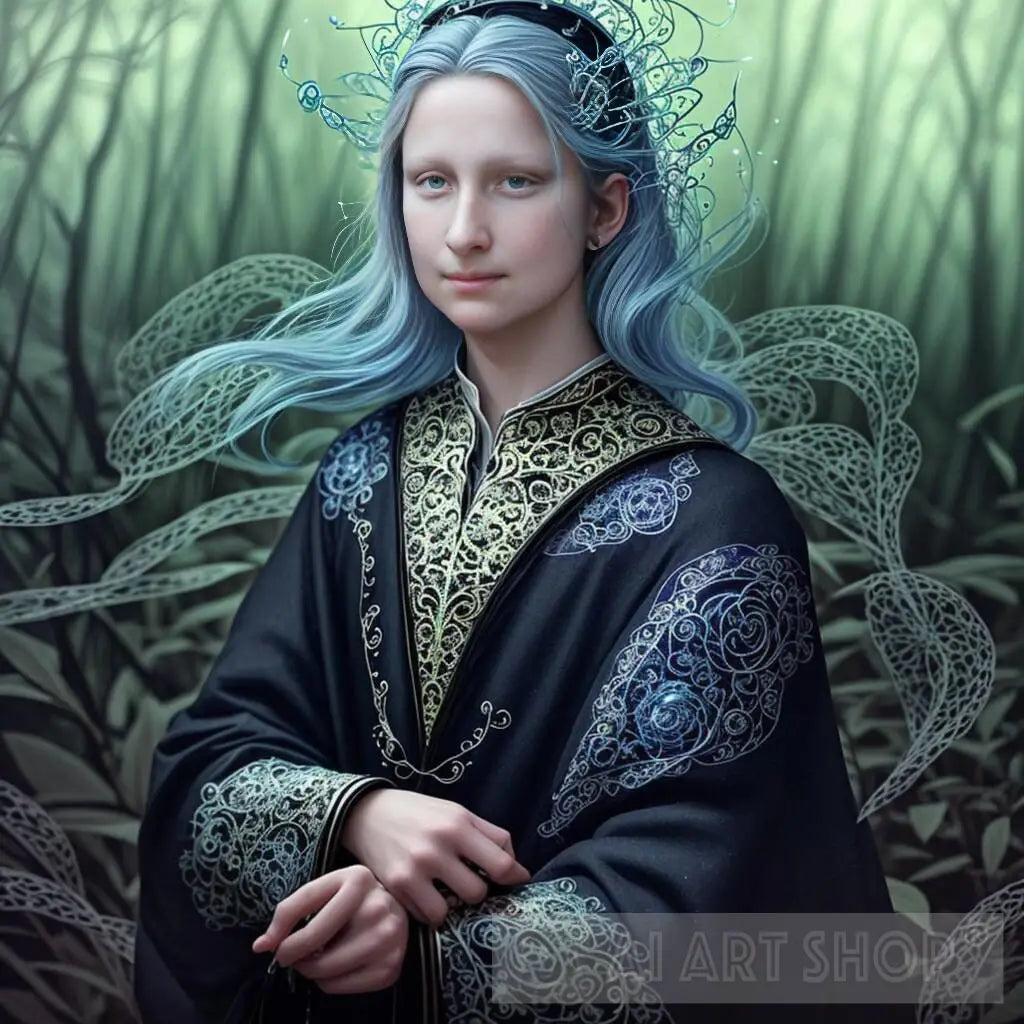 Blue Mist Mona Lisa