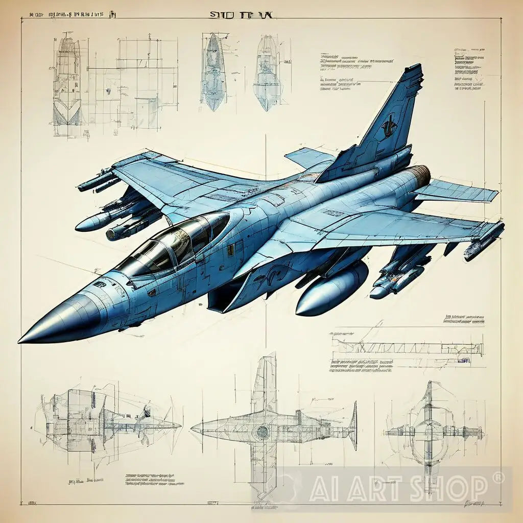 blueprint of plane