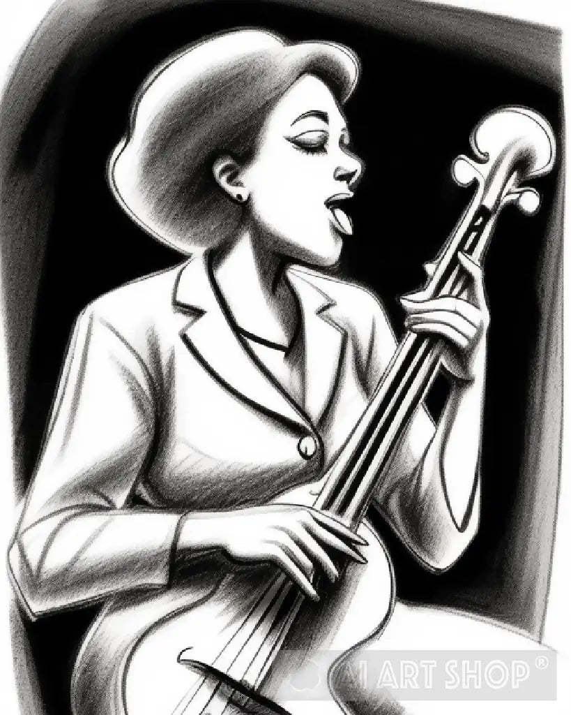 Blues Singer at Pinkney’s Art