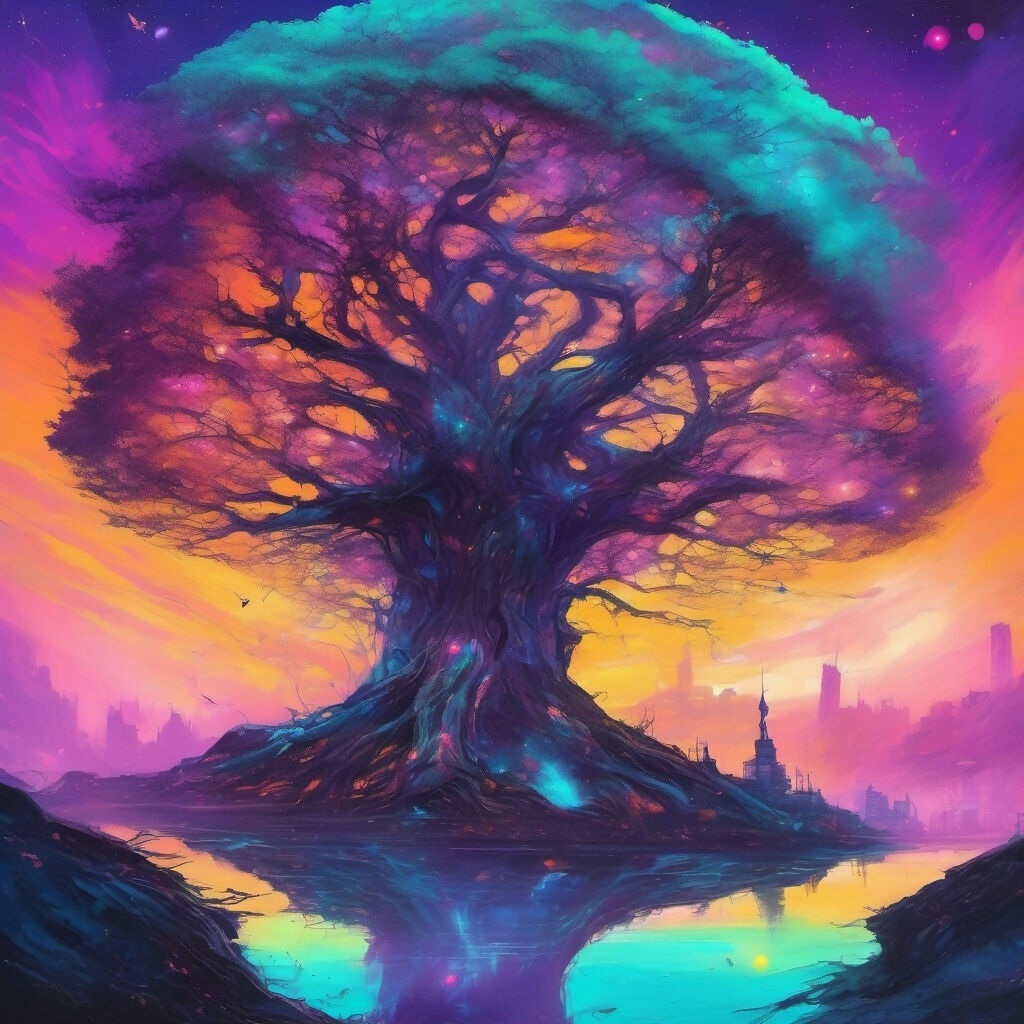 Mystical, awe-inspiring, and surreal, evoking the sense of infinite...