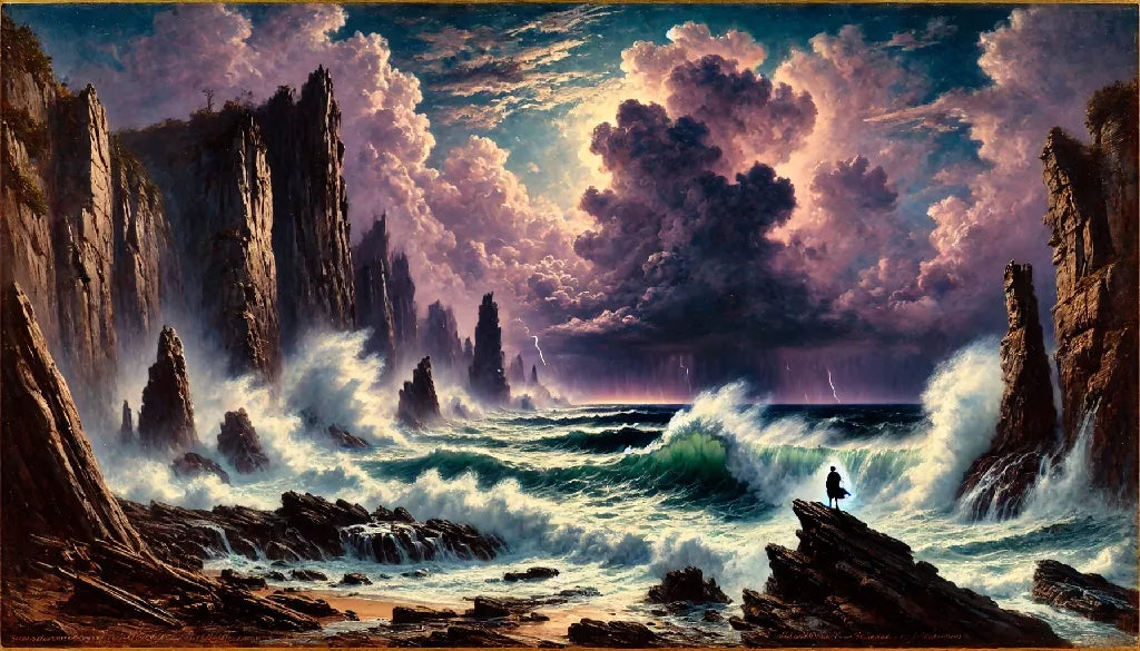 dramatic seascape