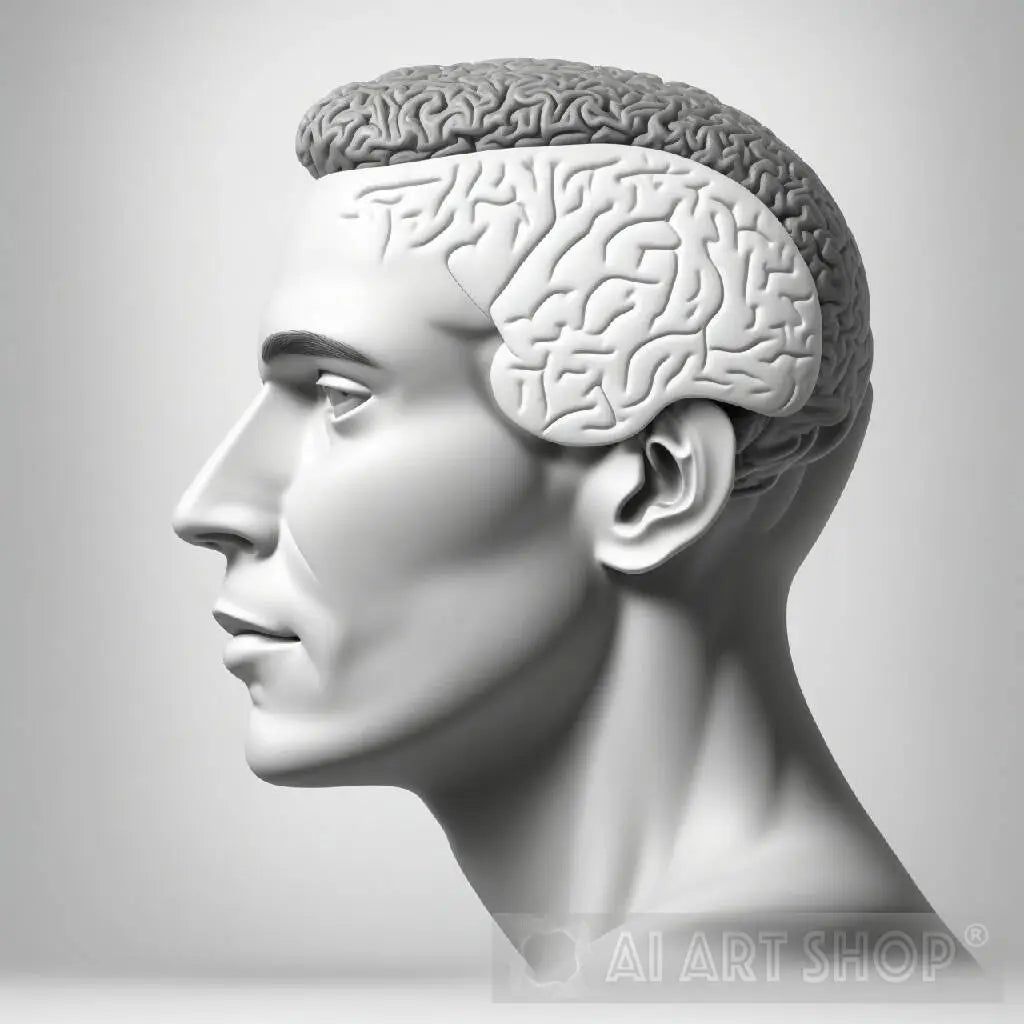 Brainy hairstyle - AI art