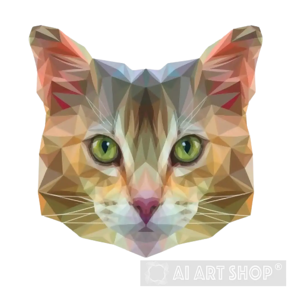 brown and beige cat face
