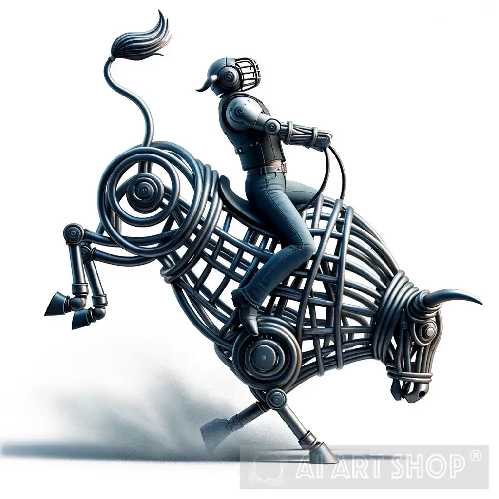 bull riding, rodeo, western, cowboy, creative, strange, motion