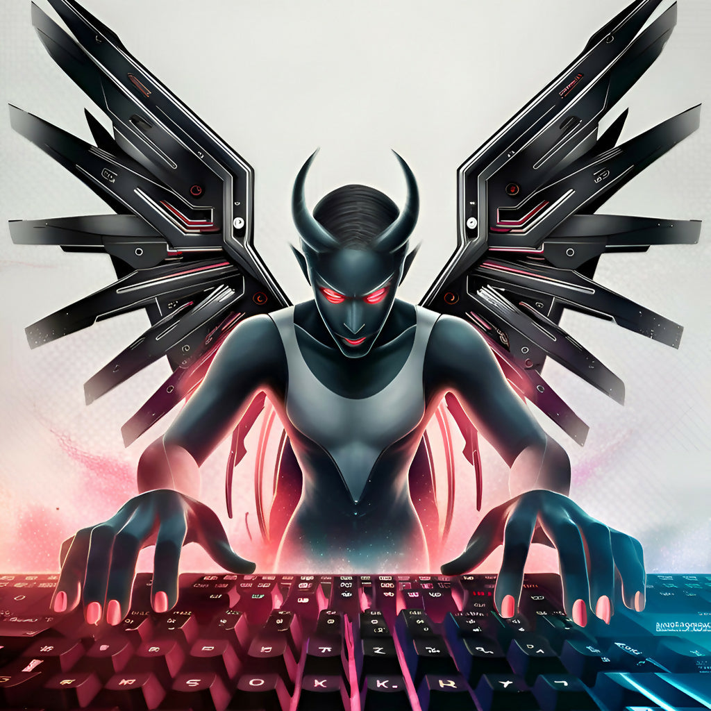 Cyber Angel Guardian – A Fusion of Divinity and Digital Innovation