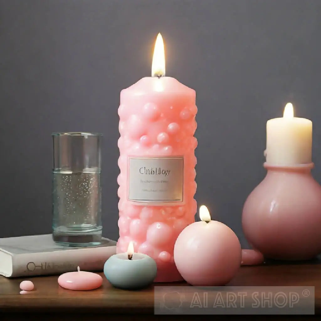 Candle pink
