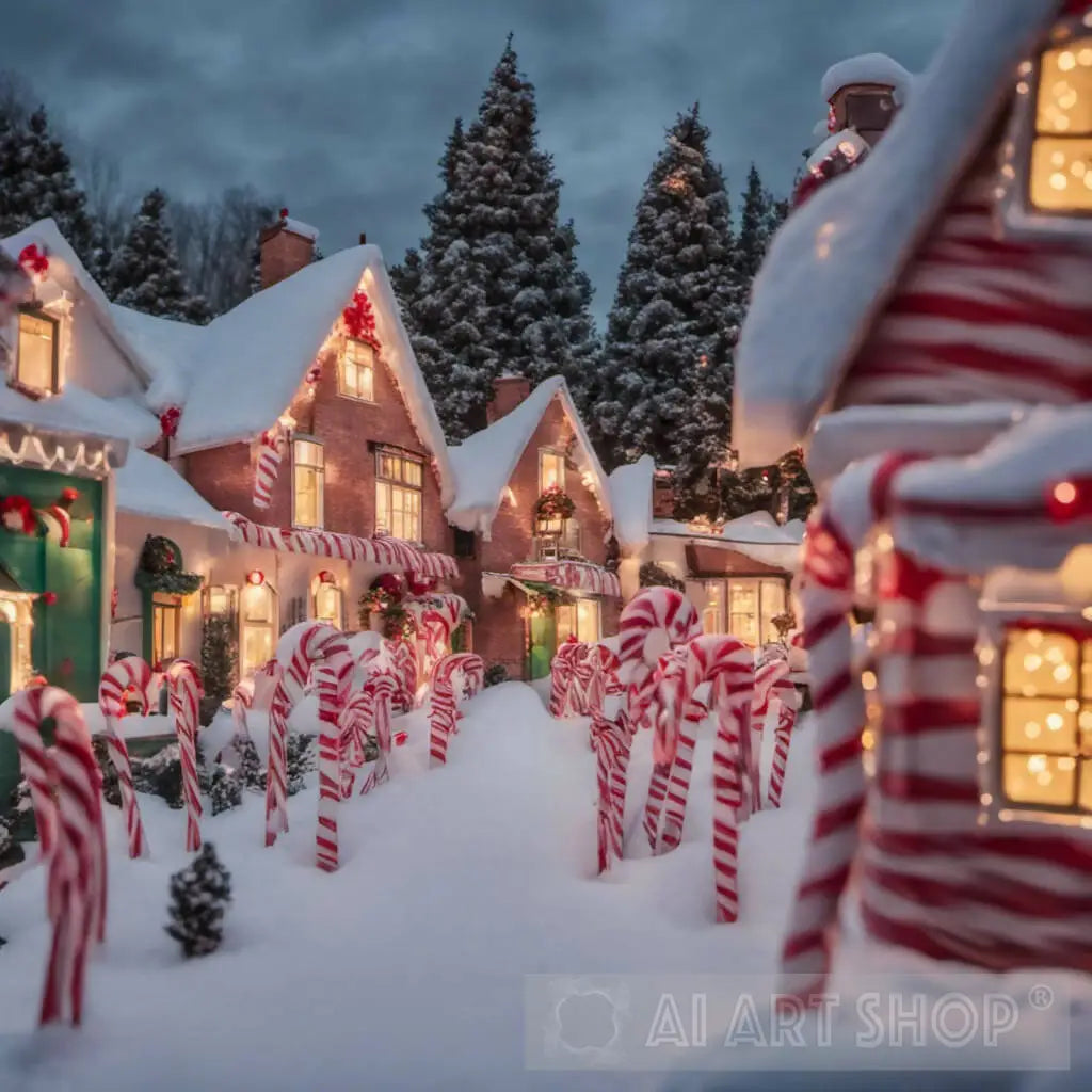 Candy Cane Village