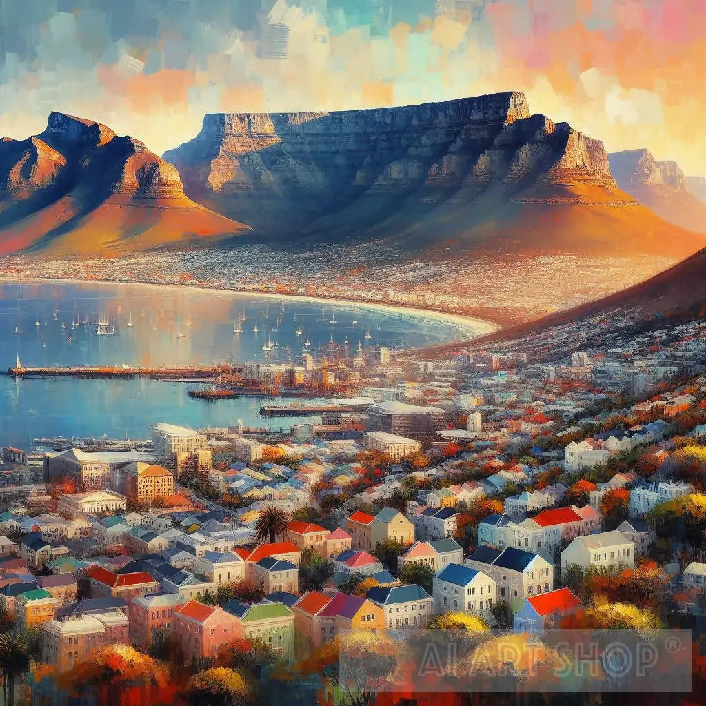 Cape Town Table Mountain magnificent view