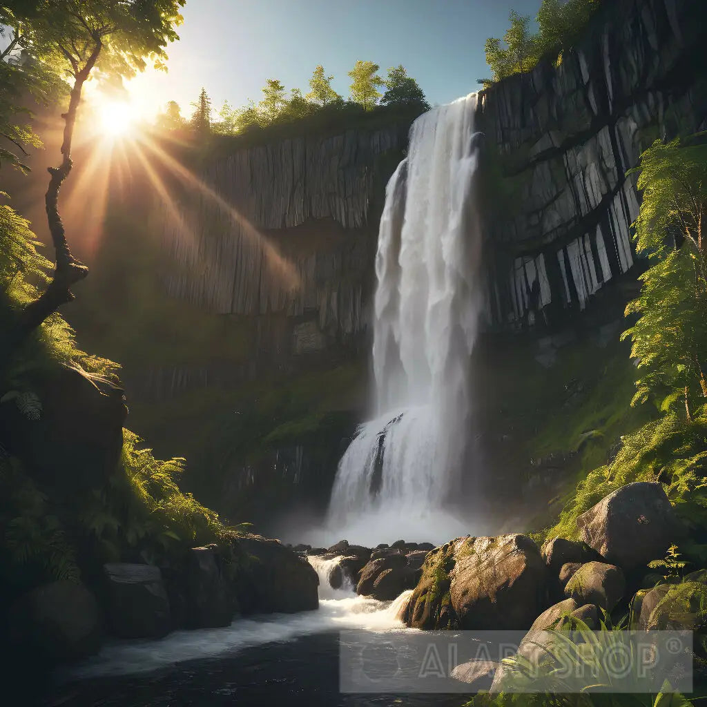 Capture the majestic Norwegian waterfalls