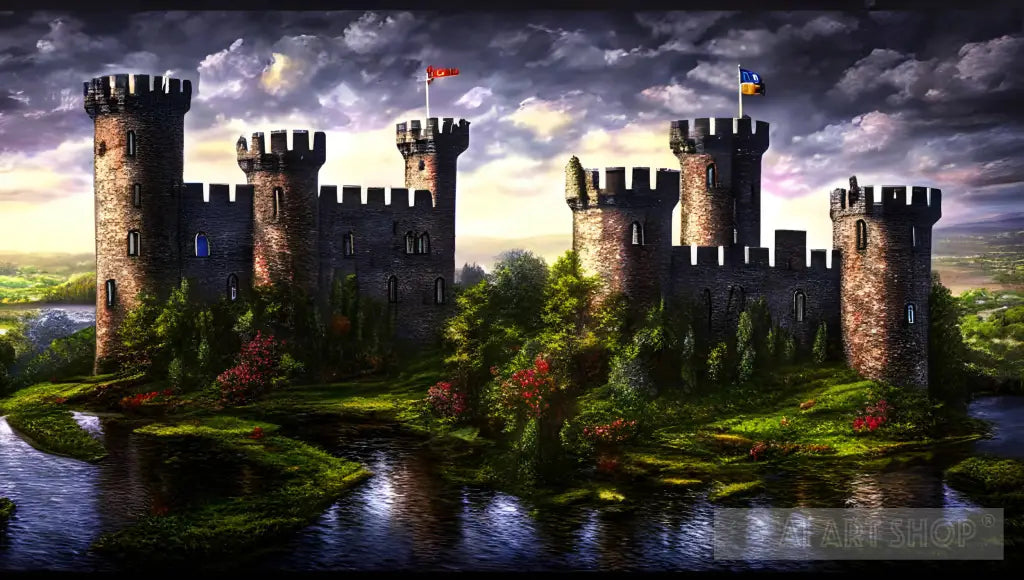 Medieval Castles,AI Art,Castles of the Middle Ages