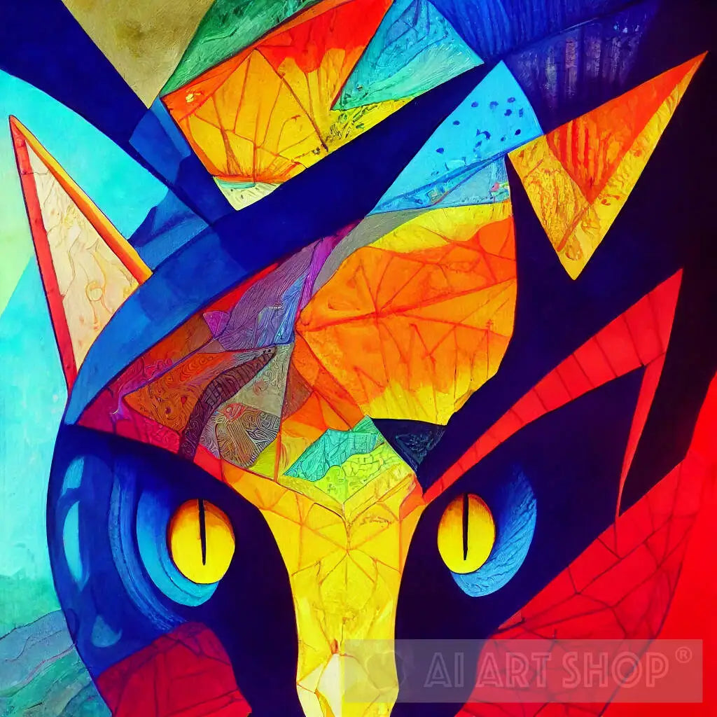 Cat - Original AI Art – Abstract