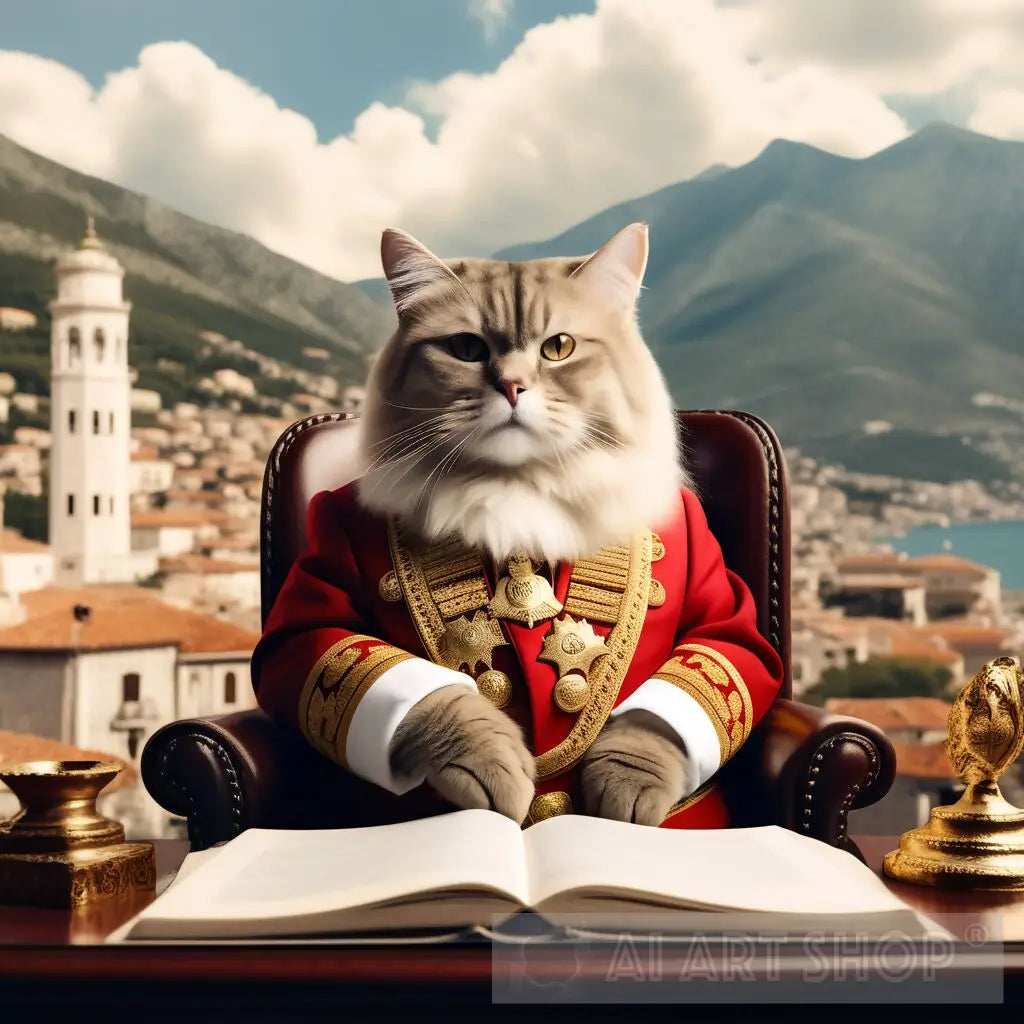 Cat as a president of Montenegro