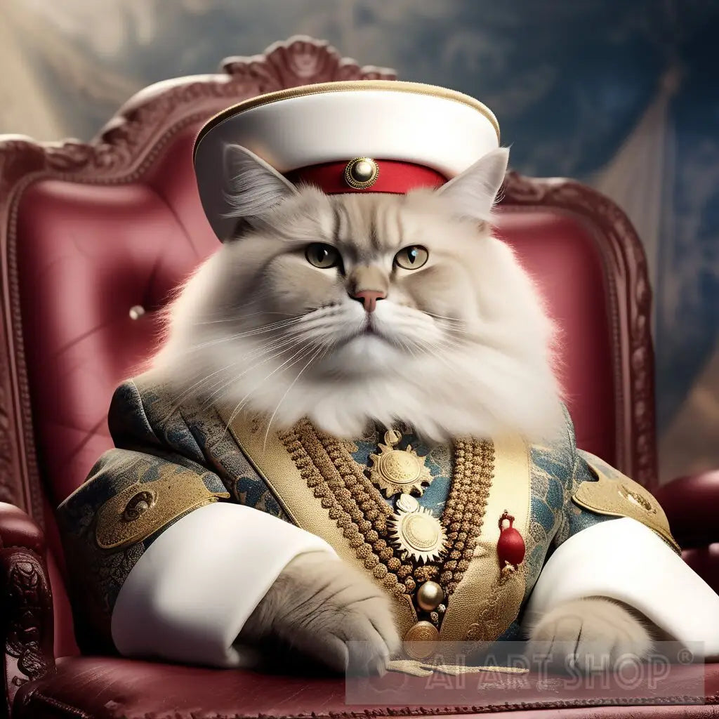Cat as president of Iran.