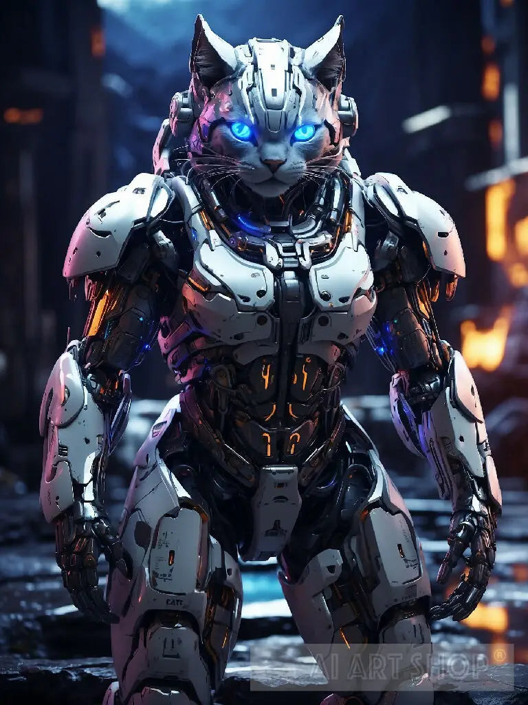 Cat in cyborg body #3