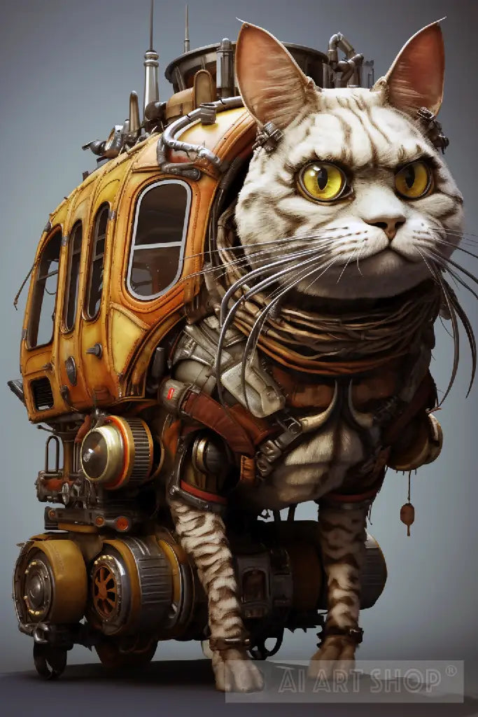 Realistic Catbus from My Neighbor Totoro