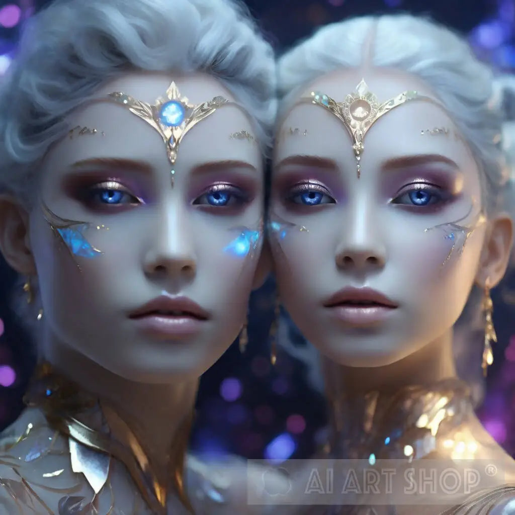 Celestial Characters - AI Art of Ethereal Being