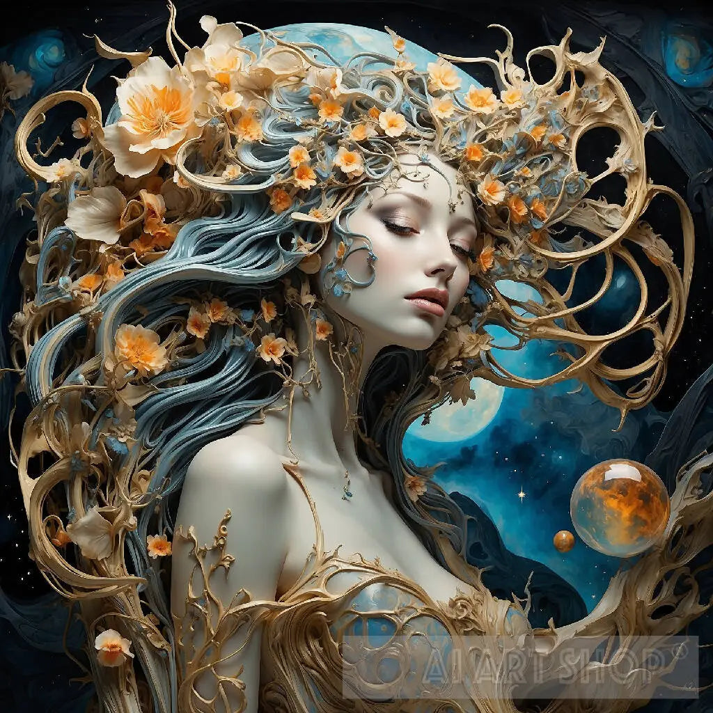 Celestial Enigma: A Cosmic Ballet