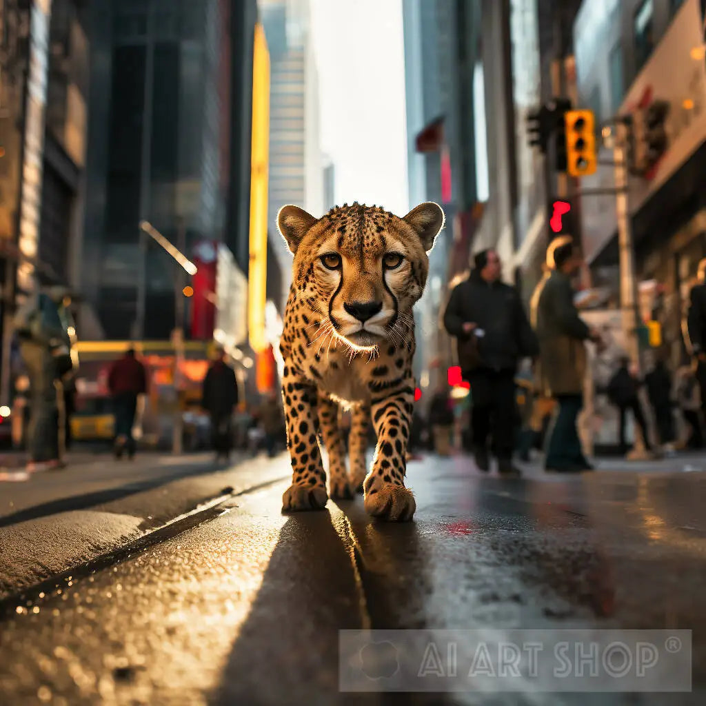 Breath, Taking, Picture, Cheetah, in New York