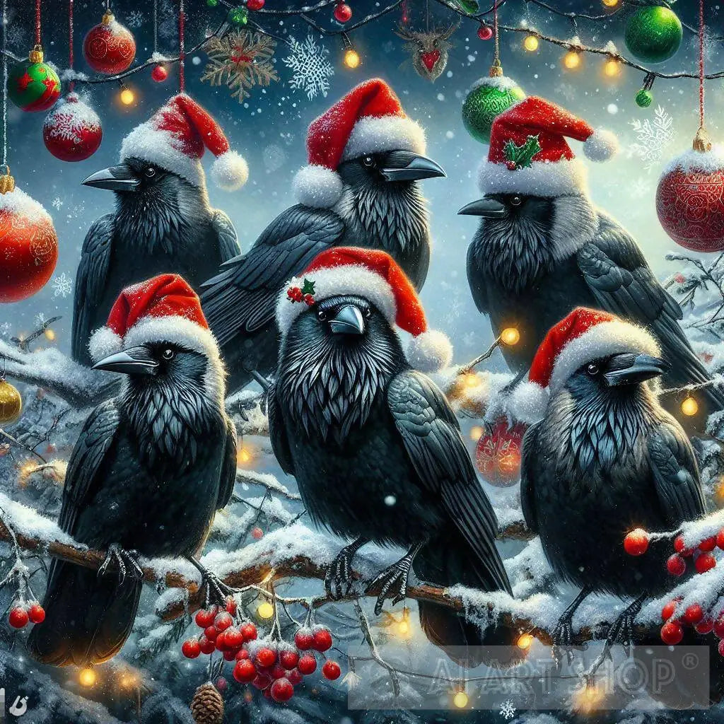 Christmas Crows