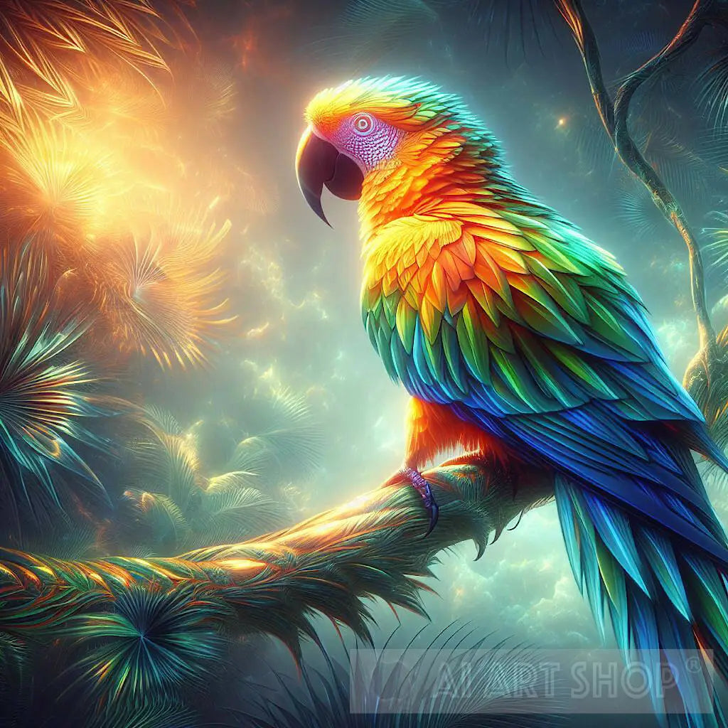 Chromatic Symphony: AI's Kaleidoscopic Parrot