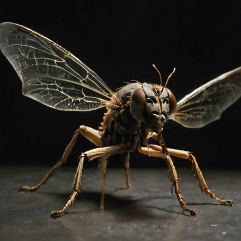 insect-like creature with humanoid features
