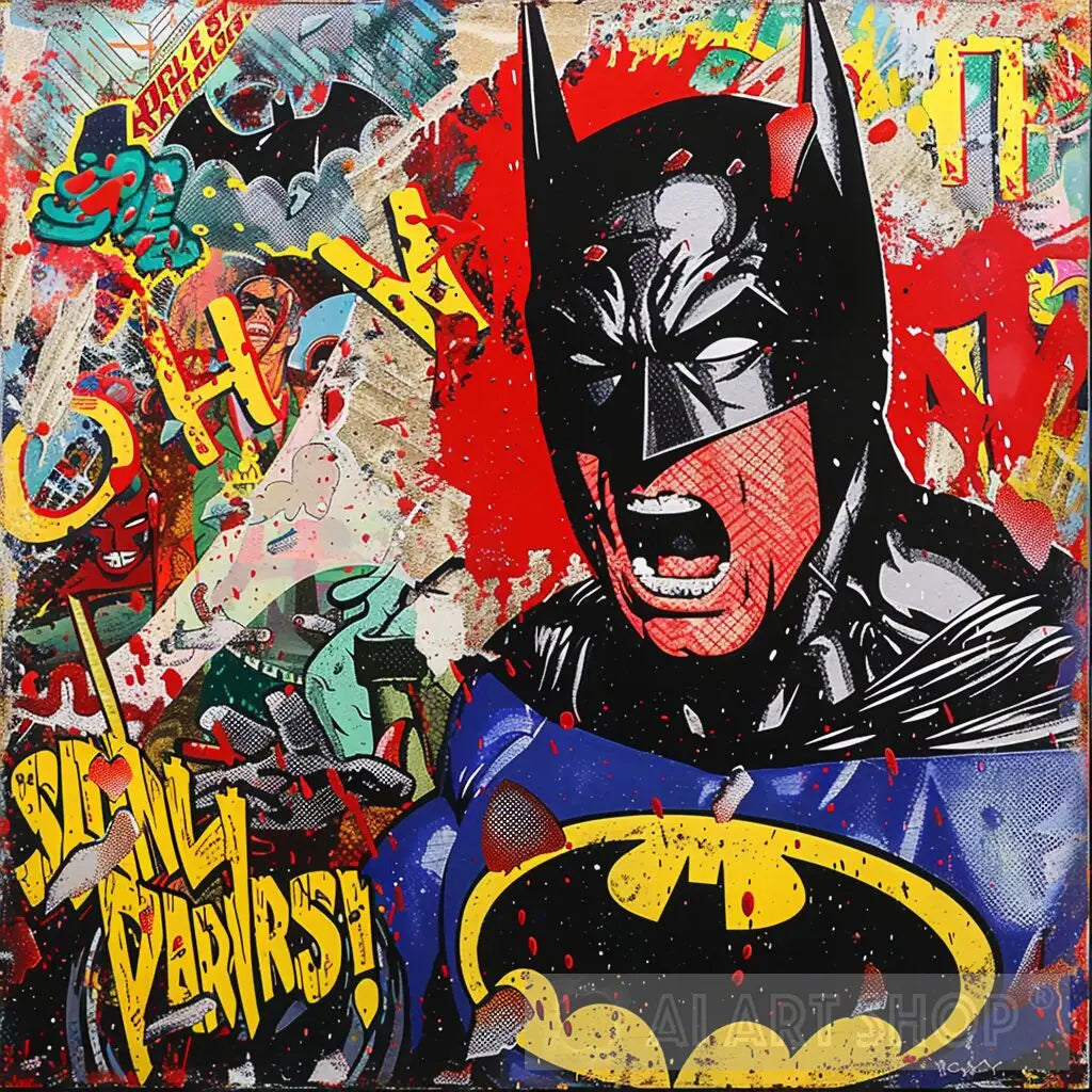 Classic Comic Book Action - Pop Art