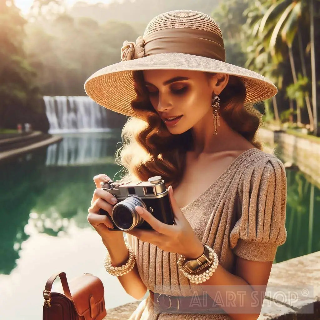 Classy Woman With a Camera