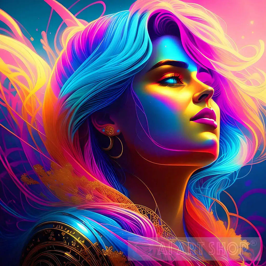 Color Power Lady, Rainbow colors