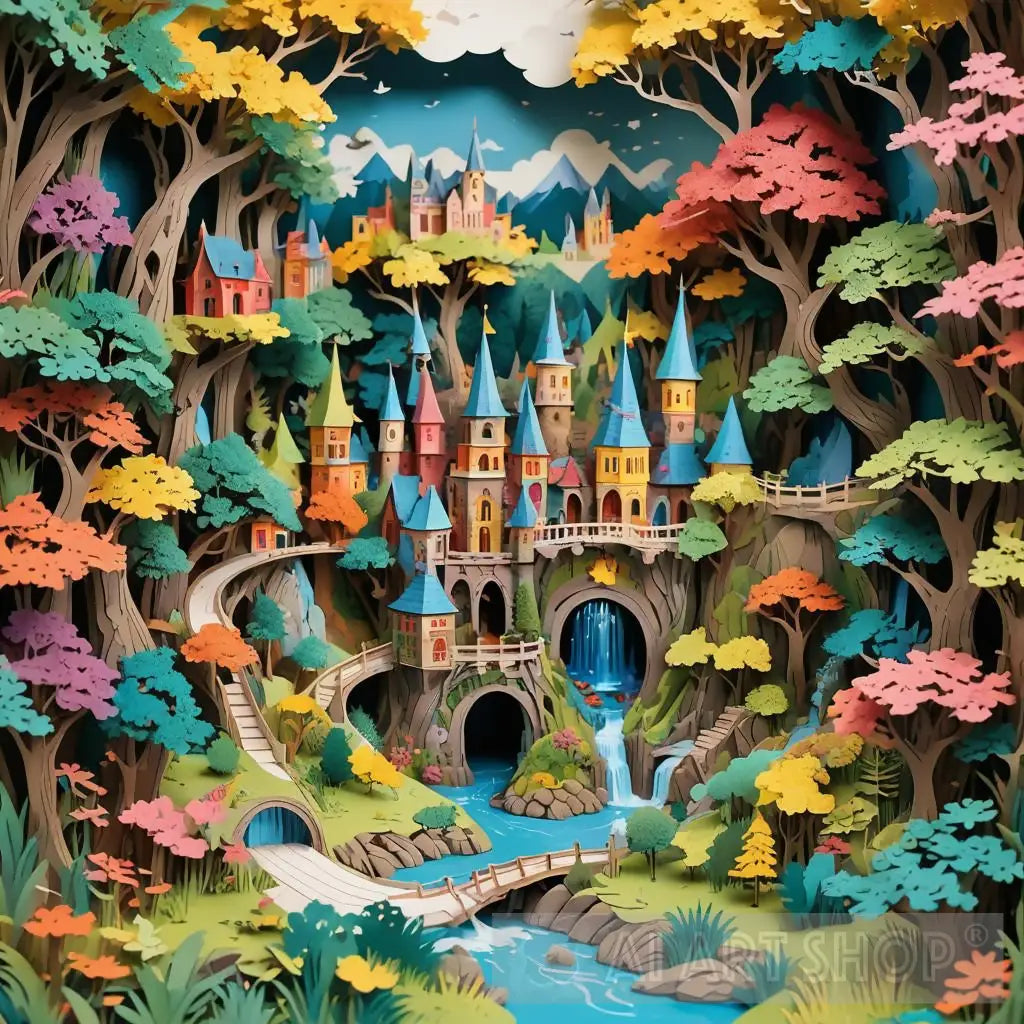Vibrant Pop-Up Book Scenes Transport You to Fantasy Realms