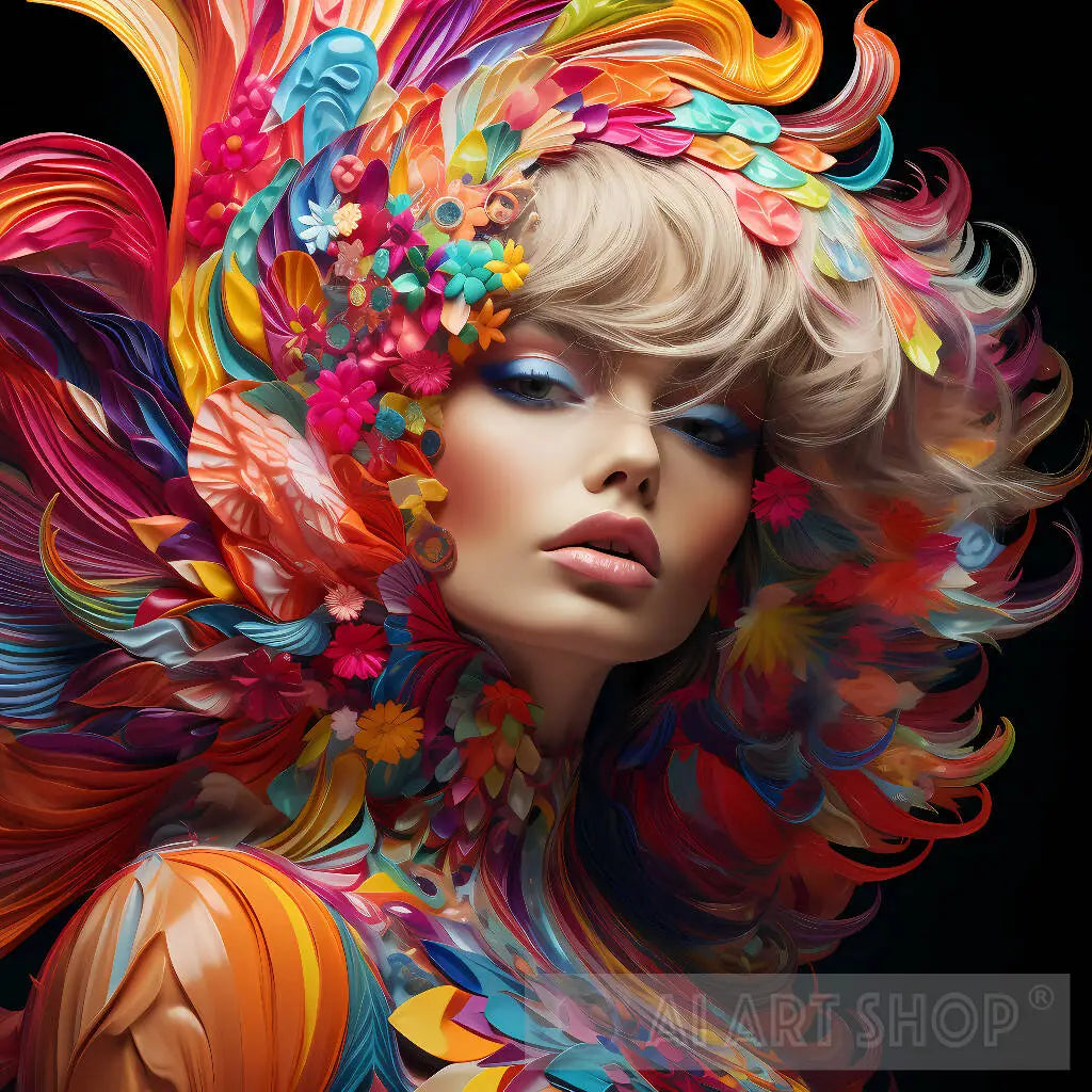 Colors and woman