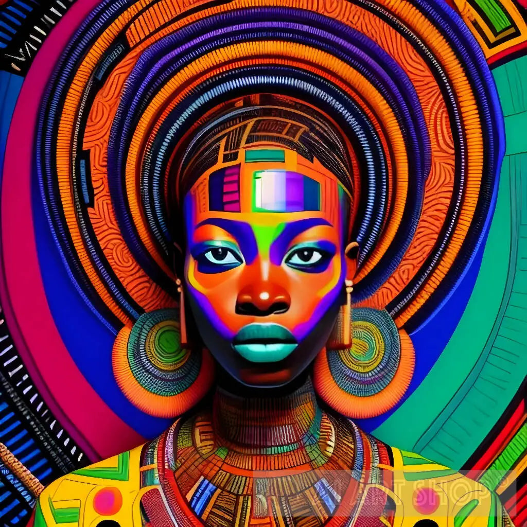 African, colors