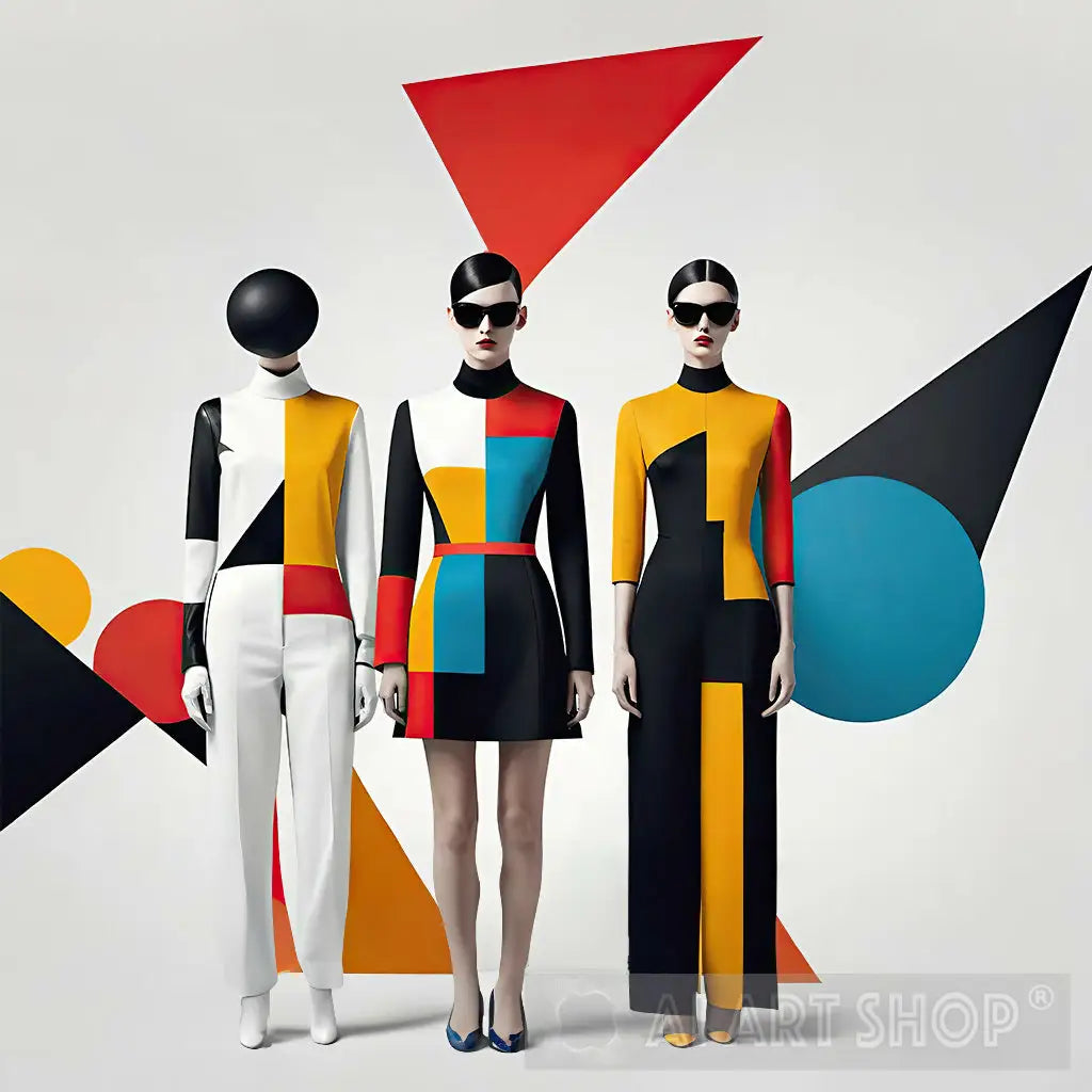 Bauhaus, Constructivism, Fashion, AI Art,