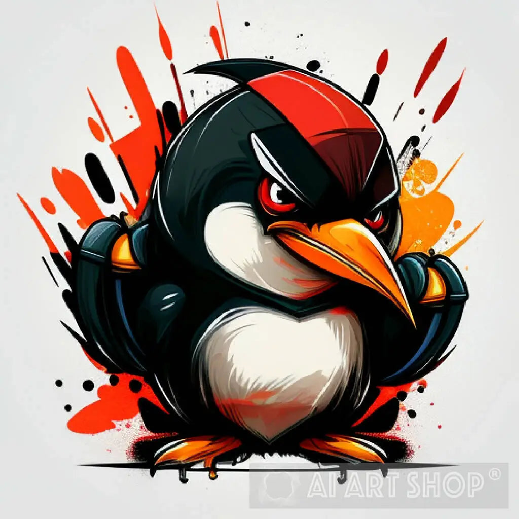 Copy of Angry Bird looking forward to attack