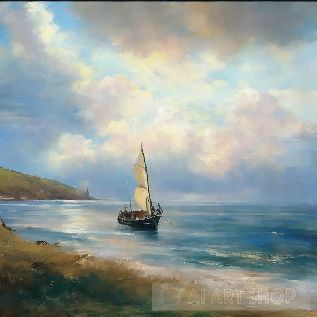 Cornwall seashore 19th century