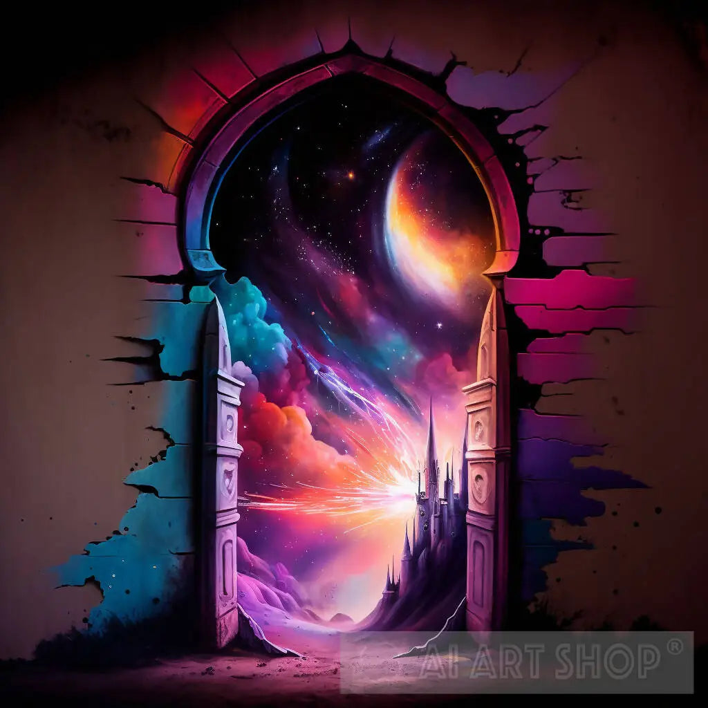 Cosmic drop, heavens gates and hells flames-fever dream: series #14