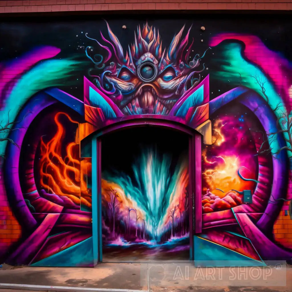 Cosmic drop, heavens gates and hells flames-fever dream: series #6