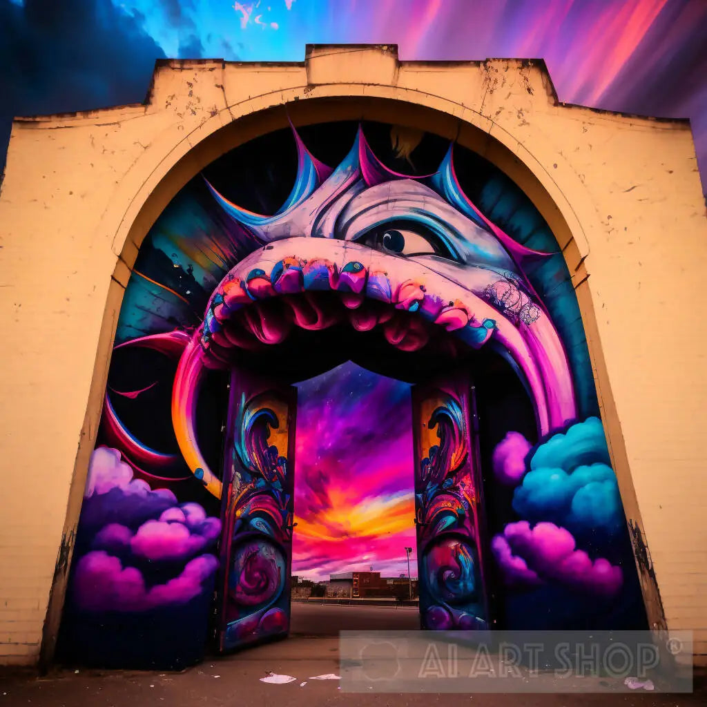 Cosmic drop, heavens gates and hells flames-fever dream: series #7