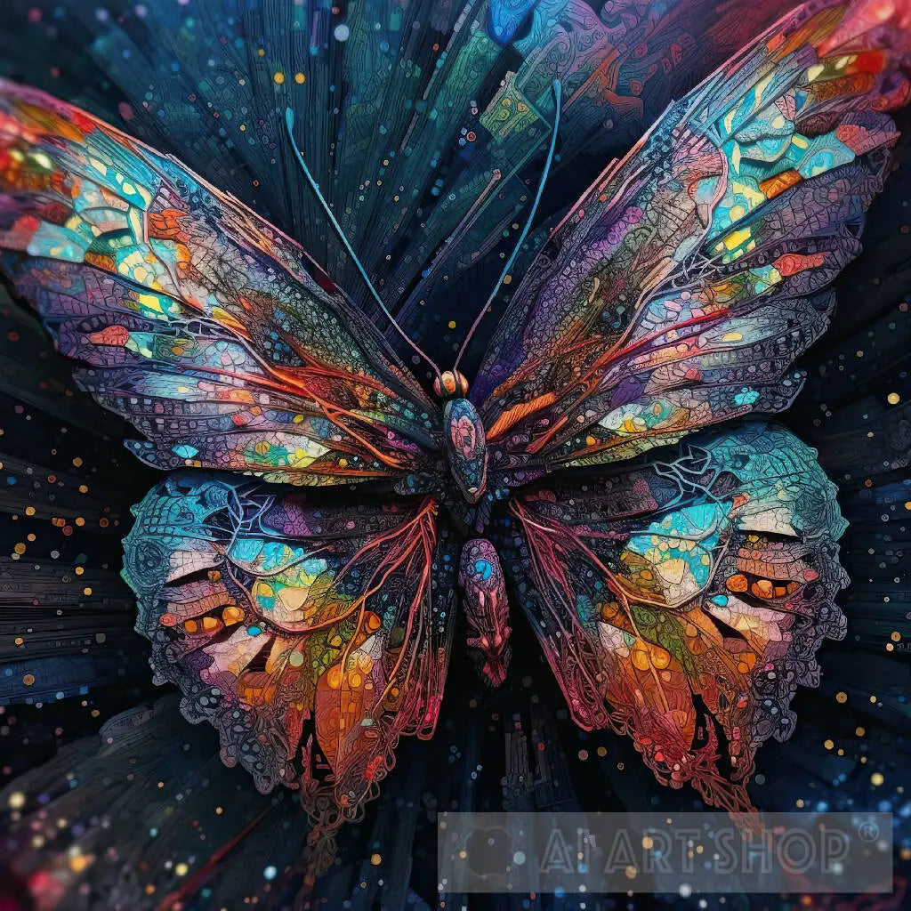 crystalline butterfly