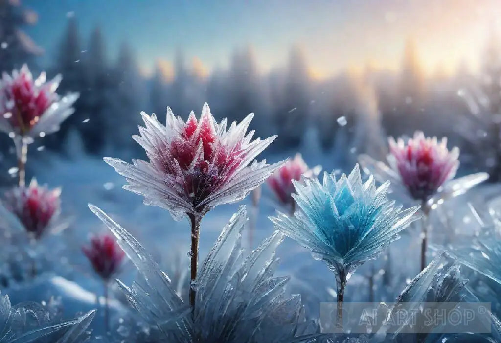 Crystallized flowers