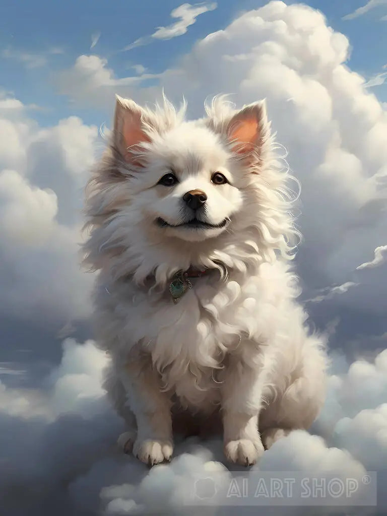 Cute Fluffy Cloud Dog