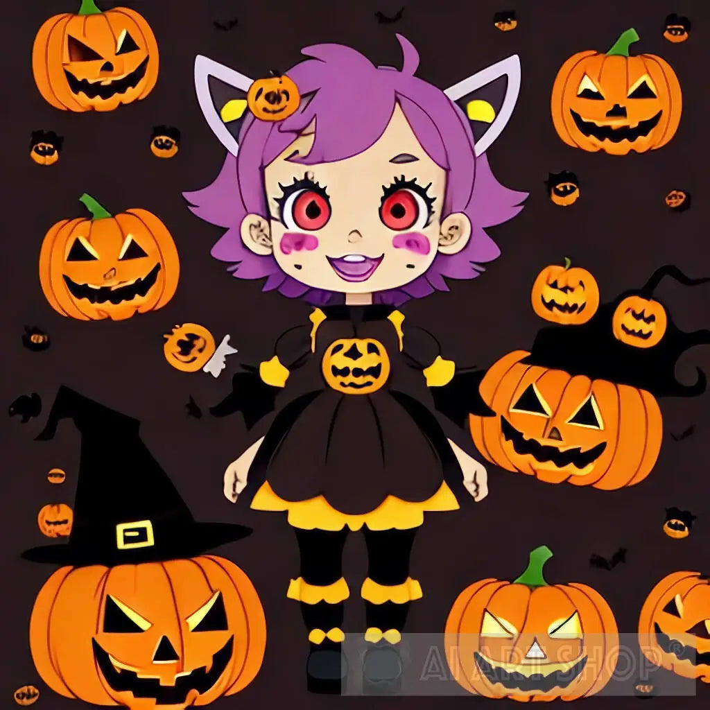 Cute Tiny Cat Girl Costume for halloween