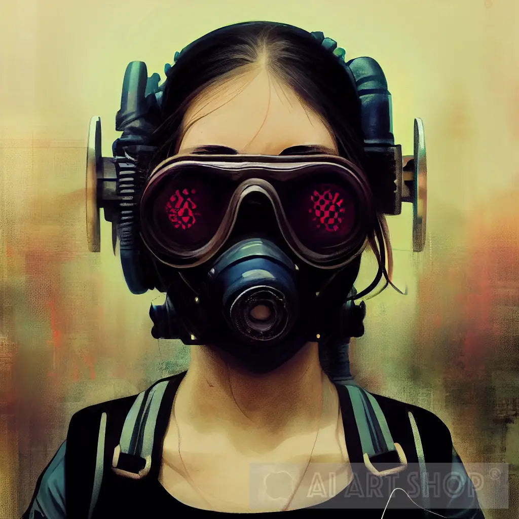 Cyber Punk Gamer Girl