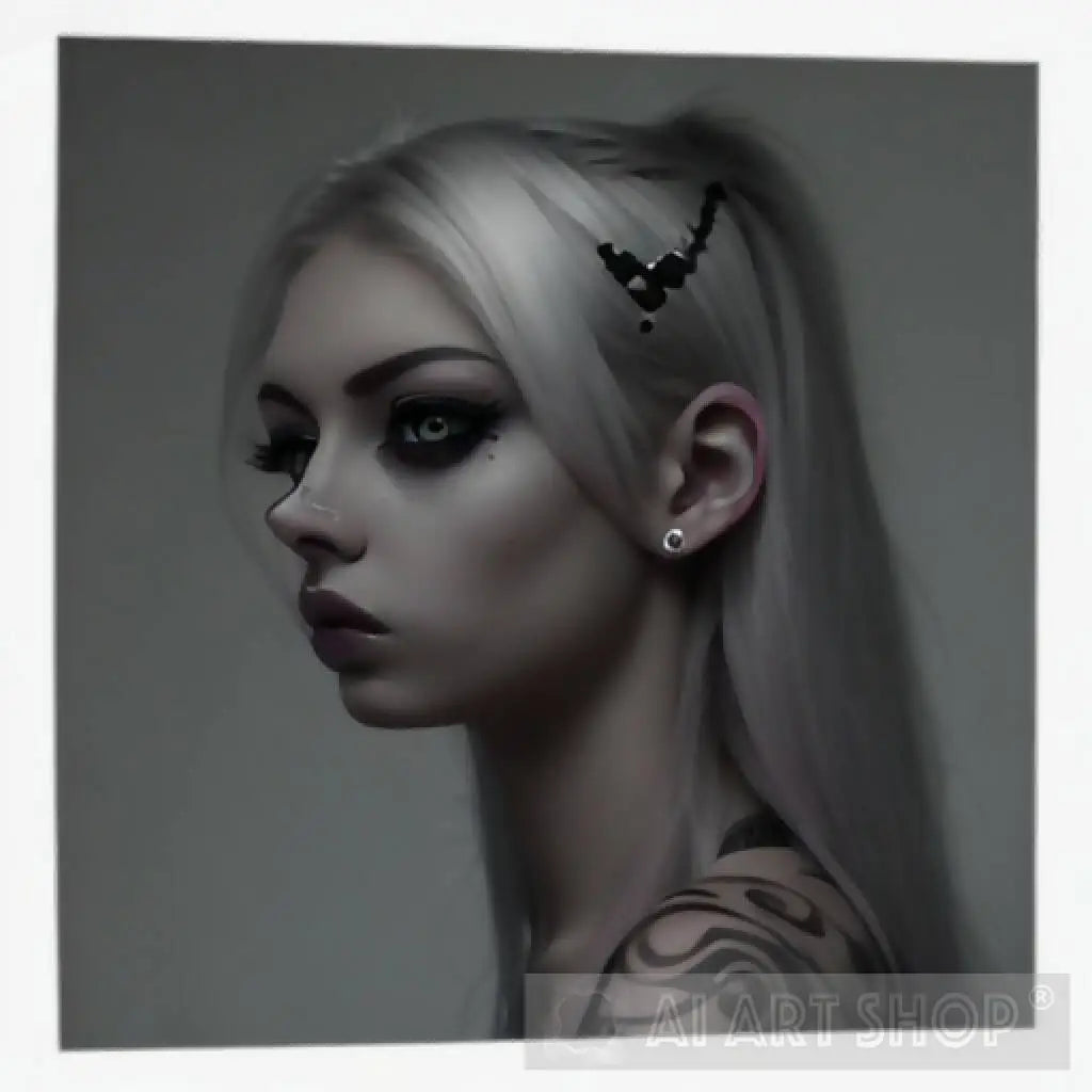 Cyberpunk Gray Portrait