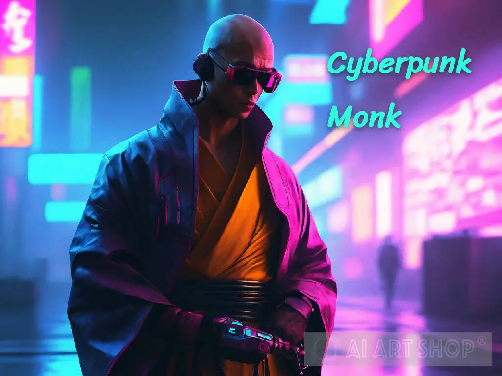 Cyberpunk Monk