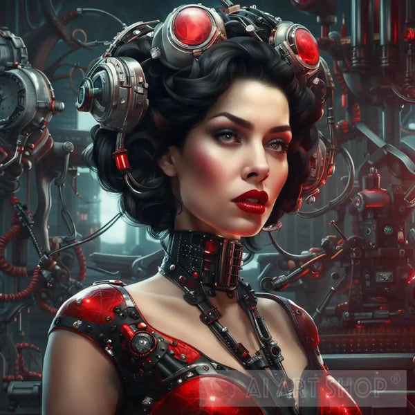 Cyborg Pinup Girl Version 1.0